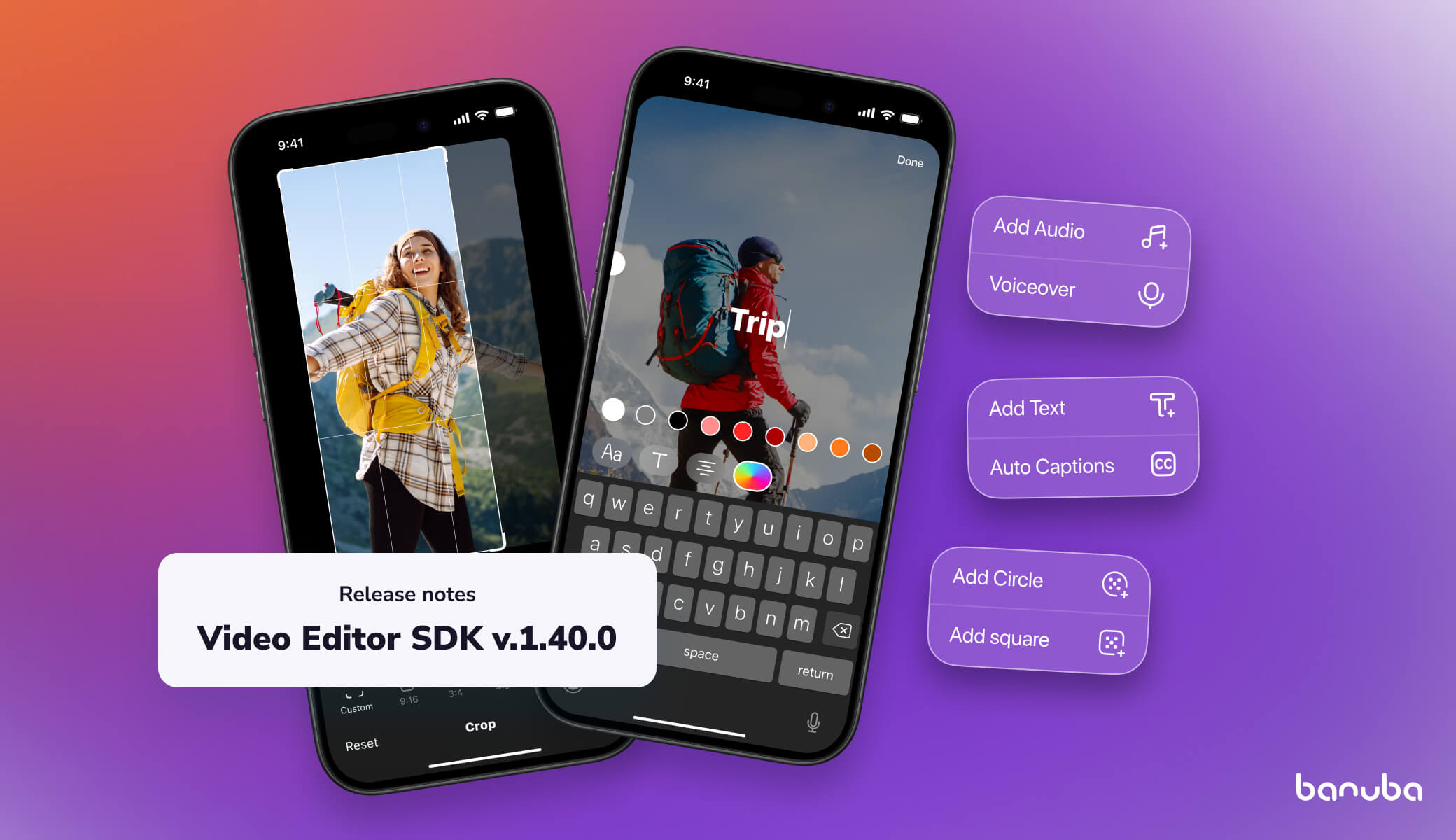Video Editor SDK v1.40.0: UI and UX Overhaul